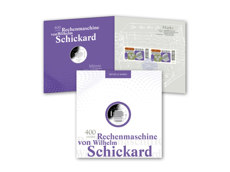 Numisfolder Münze und Marke: "400 Jahre Rechenmaschine von Wilhelm ...