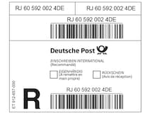 Material für Briefzusatzleistungen | Shop Deutsche Post