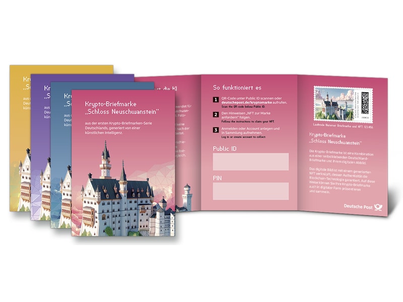 Krypto-Briefmarke "Schloss Neuschwanstein" | Shop Deutsche Post