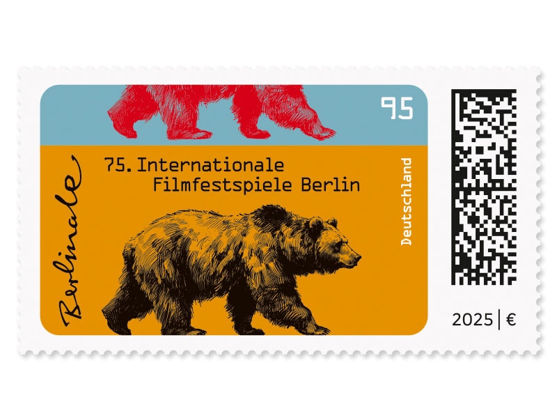 75. Internationale Filmfestspiele Berlin, Briefmarke zu 0,95 €, 10er ...