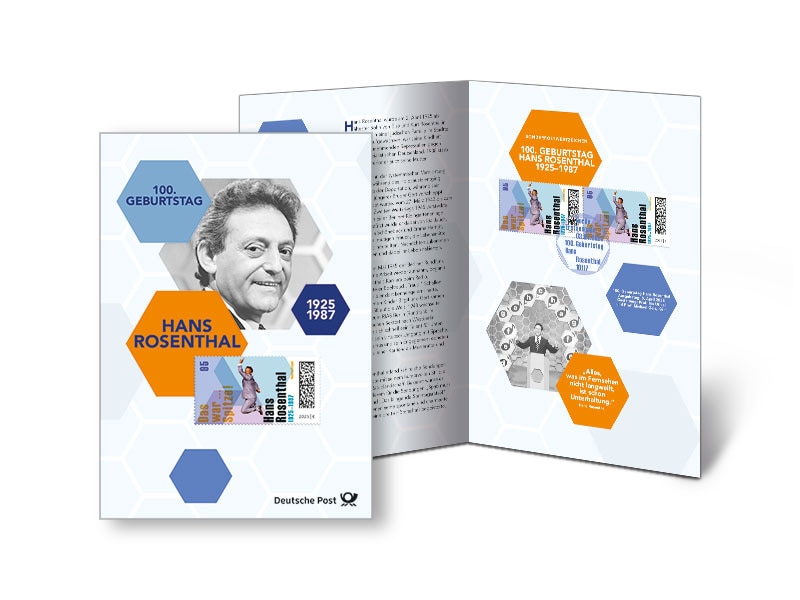 Erinnerungsblatt "100. Geburtstag Hans Rosenthal" | Shop Deutsche Post