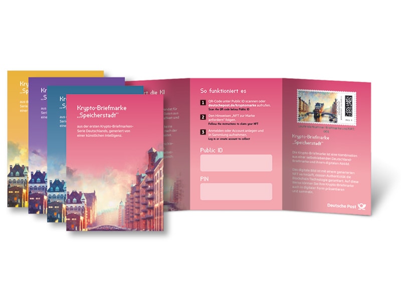 Krypto-Briefmarke "Speicherstadt Hamburg" | Shop Deutsche Post