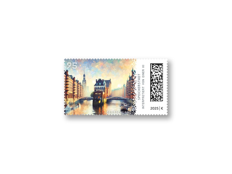 Krypto-Briefmarke "Speicherstadt Hamburg" | Shop Deutsche Post