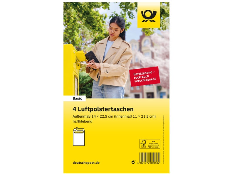 Deutsche Post Luftpolstertasche Typ B, 4 Stück | Shop Deutsche Post