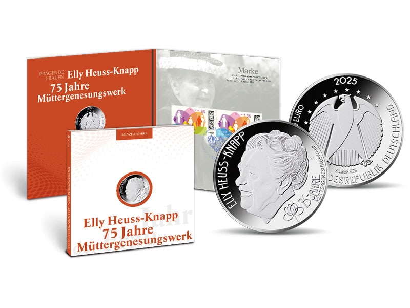 Numisfolder Münze & Marke: "Elly Heuss-Knapp - 75 Jahre ...