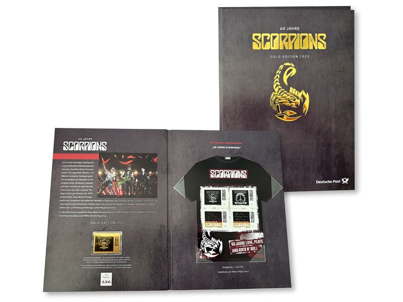 60 Jahre Scorpions - GOLD Edition | Shop Deutsche Post