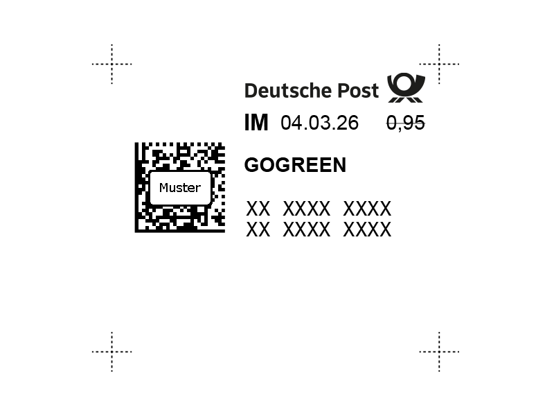 Internetmarke für Standardbrief | Shop Deutsche Post